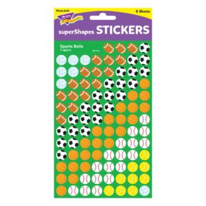 Trend, Inc. Sports Balls Supershapes Stickers, 800 CT