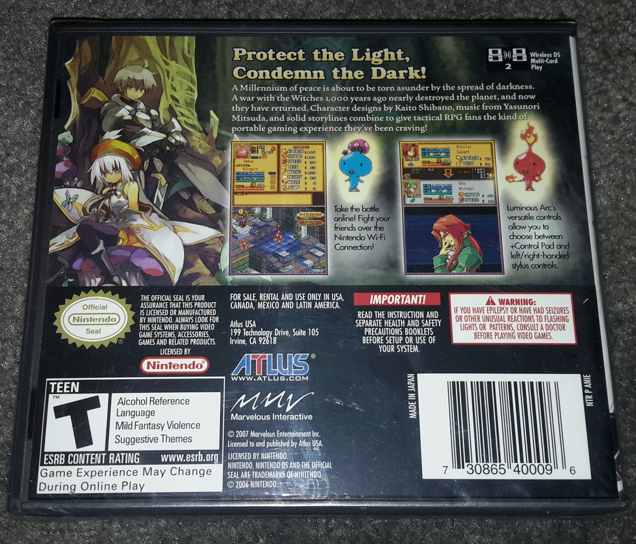 Luminous Arc - Nintendo DS