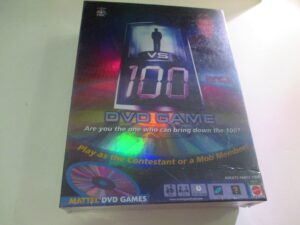 mattel games mattel 1 vs. 100 dvd board game