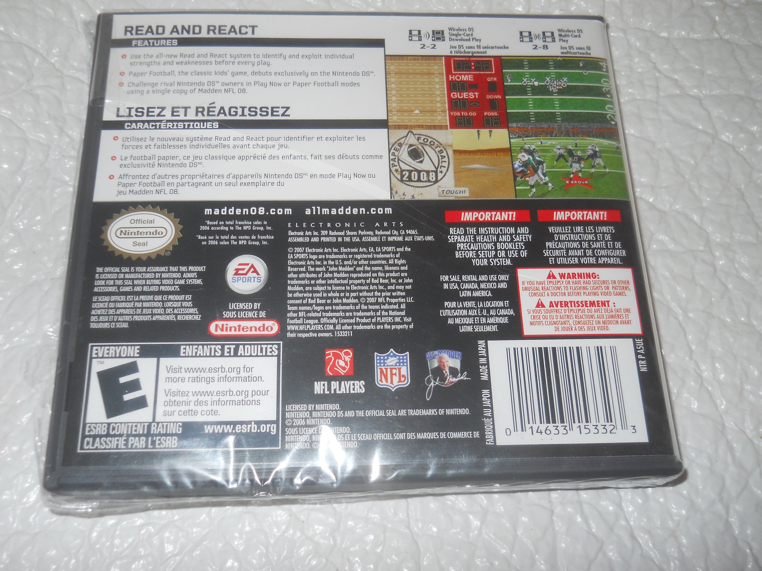 Madden NFL 08 - Nintendo DS