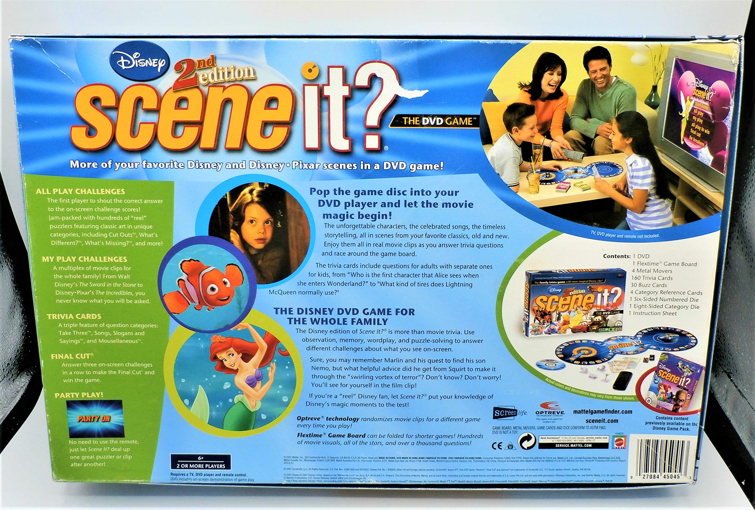 Mattel Scene It? DVD Game - Disney 2nd Edition