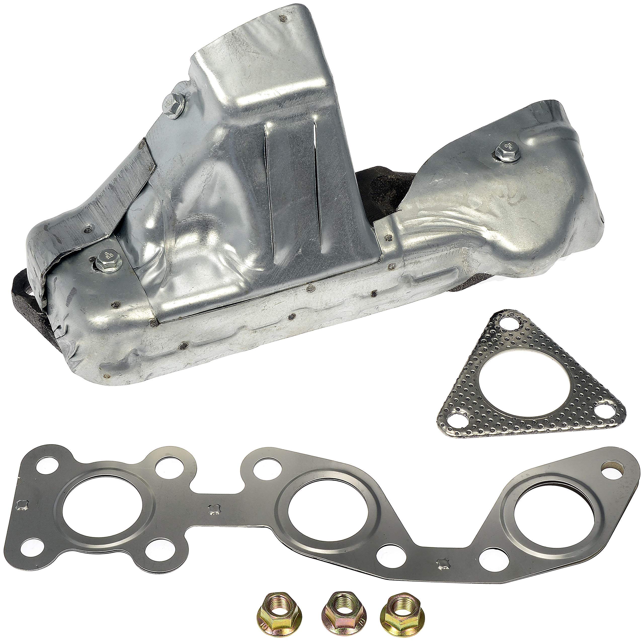 Dorman 674-598 Passenger Side Exhaust Manifold Kit - Includes Required Gaskets and Hardware Compatible with Select Nissan Models