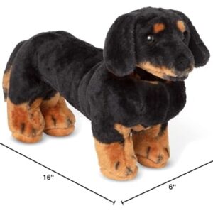 Melissa & Doug Giant Dachshund - Lifelike Stuffed Animal Dog Large