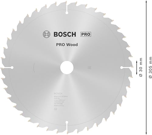 Bosch 2608640440 Circular Saw Blade "Top Precision" Opwob 12inx30mm 40T