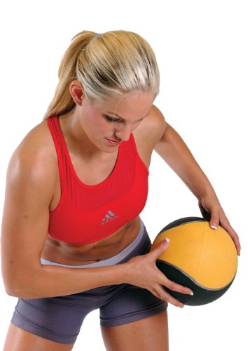 CAP Barbell Rubber Medicine Ball Set with Rack