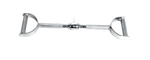 cap barbell straight pro-style lat bar with revolving hangers, 24"