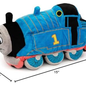 Jay Franco Thomas & Friends Plush Stuffed Toddler Pillow Buddy-Kids Super Soft Polyester Microfiber, 15 inch (Official Mattel Product)