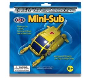 thunderbirds 2004 tb4 pool toy mini sub