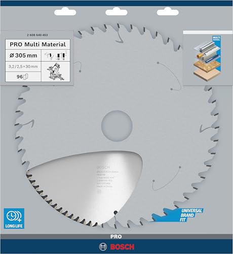 Bosch 2608640453 Circular Saw Blade "Multi Material" Mub 12inx30mm 96T