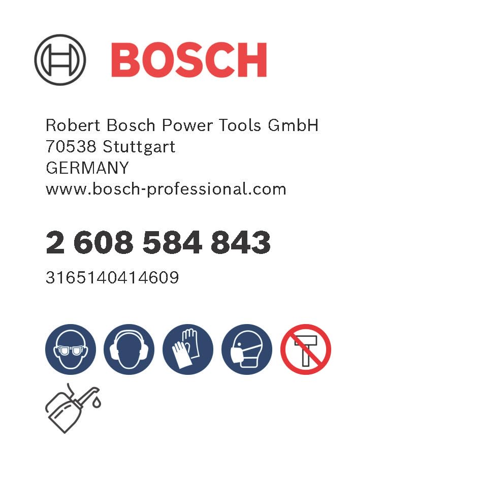 Bosch 2608584843 HSS-Co pilot drill bit for hole saw 120mm