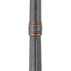 John Timberland Hepworth Traditional Outdoor Light Post and Cap Base Veranda Bronze 76 3/4" Accessory for Post Exterior House Porch Patio Outside Deck Yard Garden Driveway Home Lawn Walkway