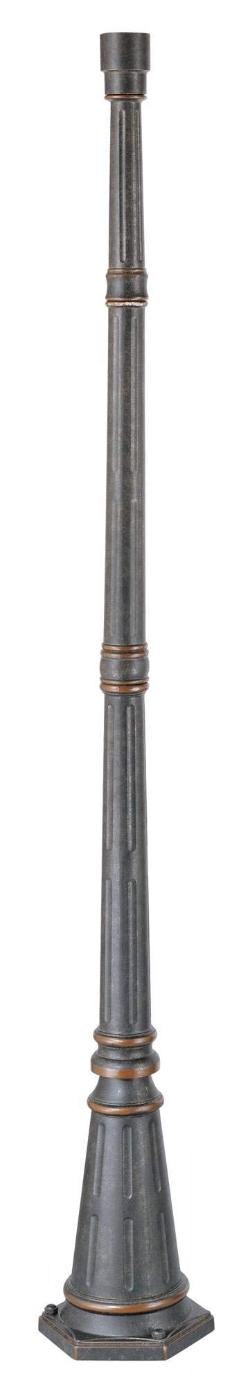 John Timberland Hepworth Traditional Outdoor Light Post and Cap Base Veranda Bronze 76 3/4" Accessory for Post Exterior House Porch Patio Outside Deck Yard Garden Driveway Home Lawn Walkway