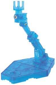 bandai hobby action base 2 display stand (1/144 scale), aqua blue