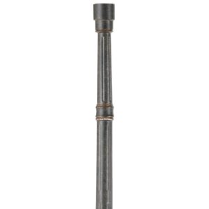 John Timberland Hepworth Traditional Outdoor Light Post and Cap Base Veranda Bronze 76 3/4" Accessory for Post Exterior House Porch Patio Outside Deck Yard Garden Driveway Home Lawn Walkway