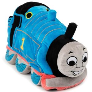 jay franco thomas & friends plush stuffed toddler pillow buddy-kids super soft polyester microfiber, 15 inch (official mattel product)