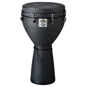 remo djembe, black earth, 12x 24 inch (dj0012be)