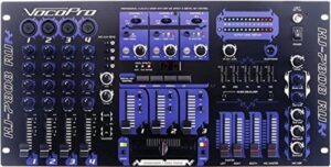 vocopro kj-7808rv professional kj/dj/vj mixer with dsp mic effect and digital key control