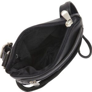 David King & Co. Slender Shoulder Bag 598, Black, One Size