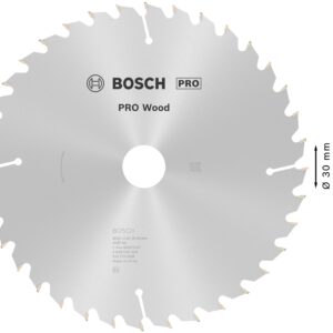 Circular Saw Blade, 36 Teeth, 30 mm Bore 2.8 mm Cutting Width, 1.8 mm Body Thickness, 230 mm Diameter