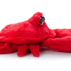 The Petting Zoo Crab Stuffed Animal, Gifts for Kids, Bright Eye Ocean Animals, Red Crab Plush Toy 9 inches