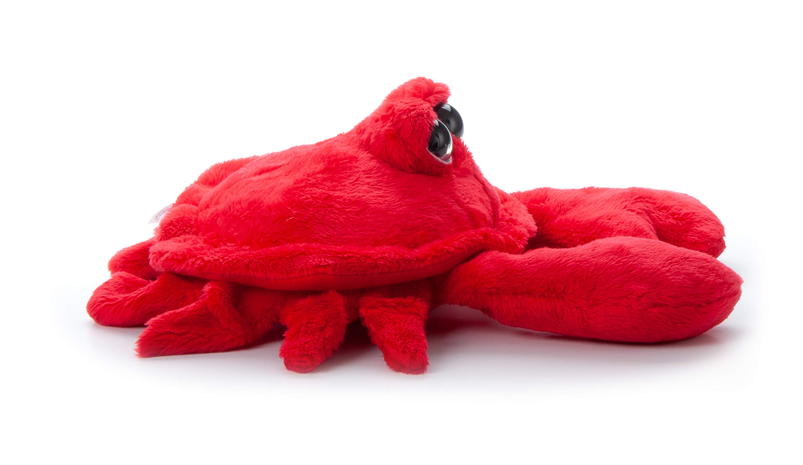 The Petting Zoo Crab Stuffed Animal, Gifts for Kids, Bright Eye Ocean Animals, Red Crab Plush Toy 9 inches