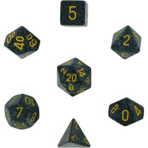 Polyhedral 7-Die Speckled Dice Set - Urban Camo