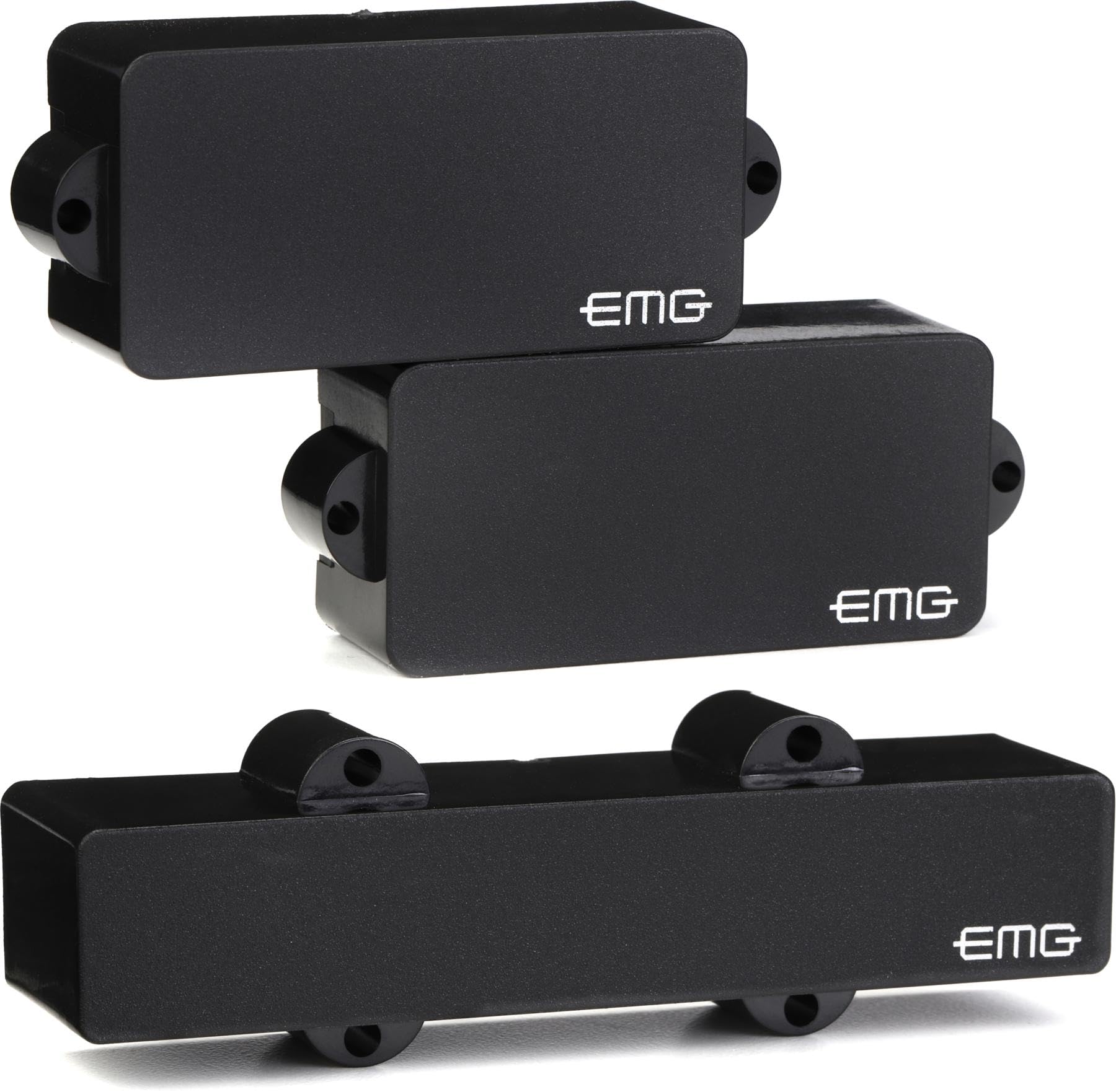 EMG PJ Active Bass Guitar Pickup Set, Black