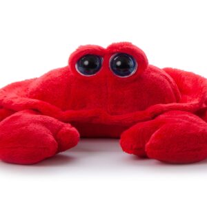 The Petting Zoo Crab Stuffed Animal, Gifts for Kids, Bright Eye Ocean Animals, Red Crab Plush Toy 9 inches