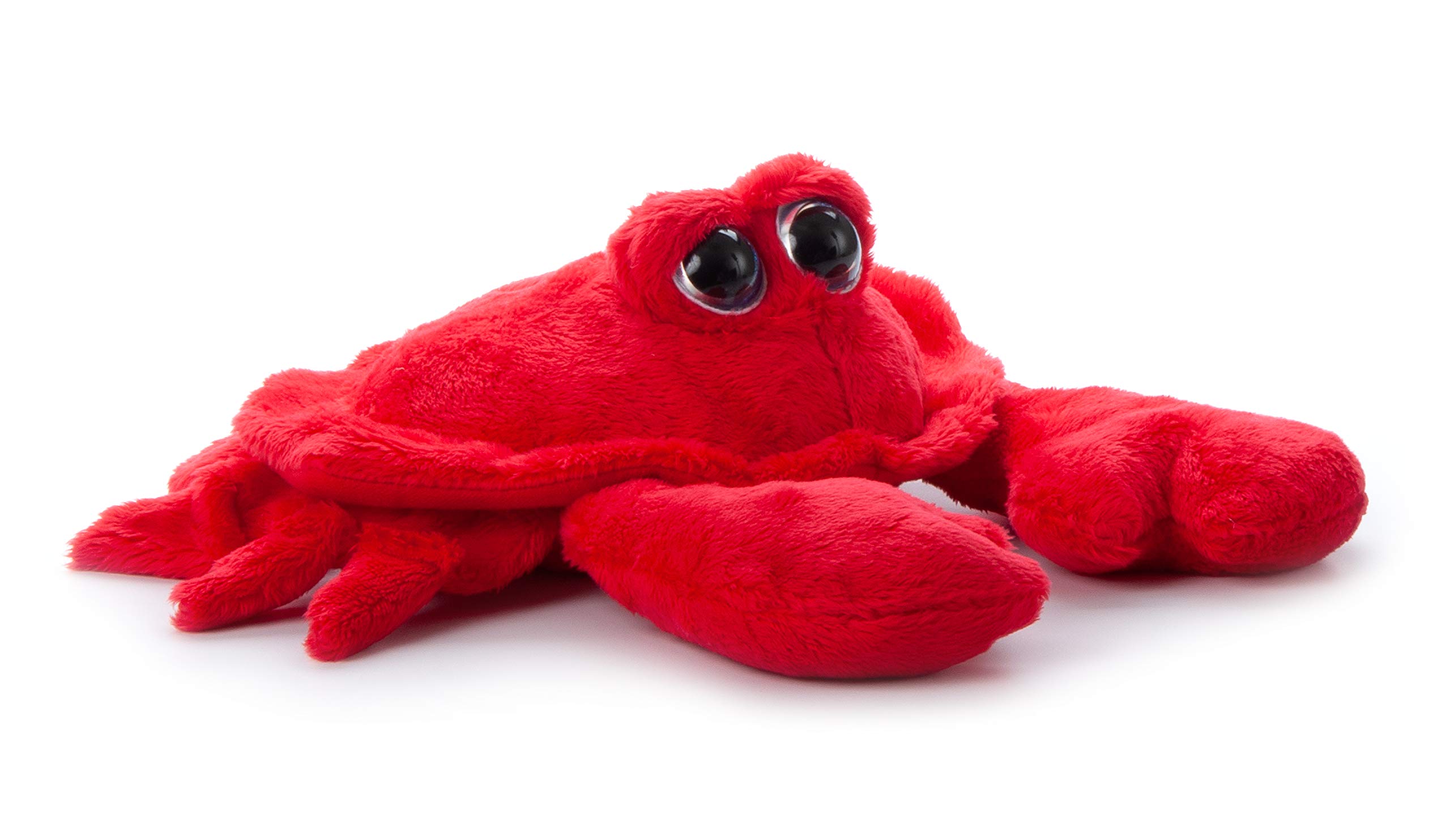 The Petting Zoo Crab Stuffed Animal, Gifts for Kids, Bright Eye Ocean Animals, Red Crab Plush Toy 9 inches