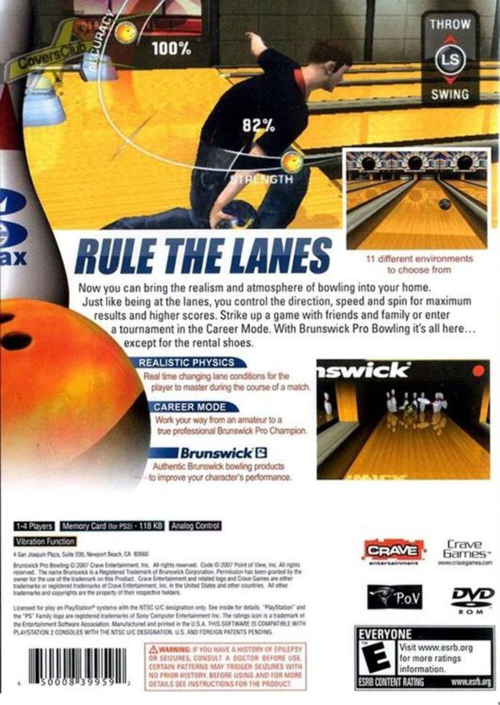 Brunswick Pro Bowling - PlayStation 2