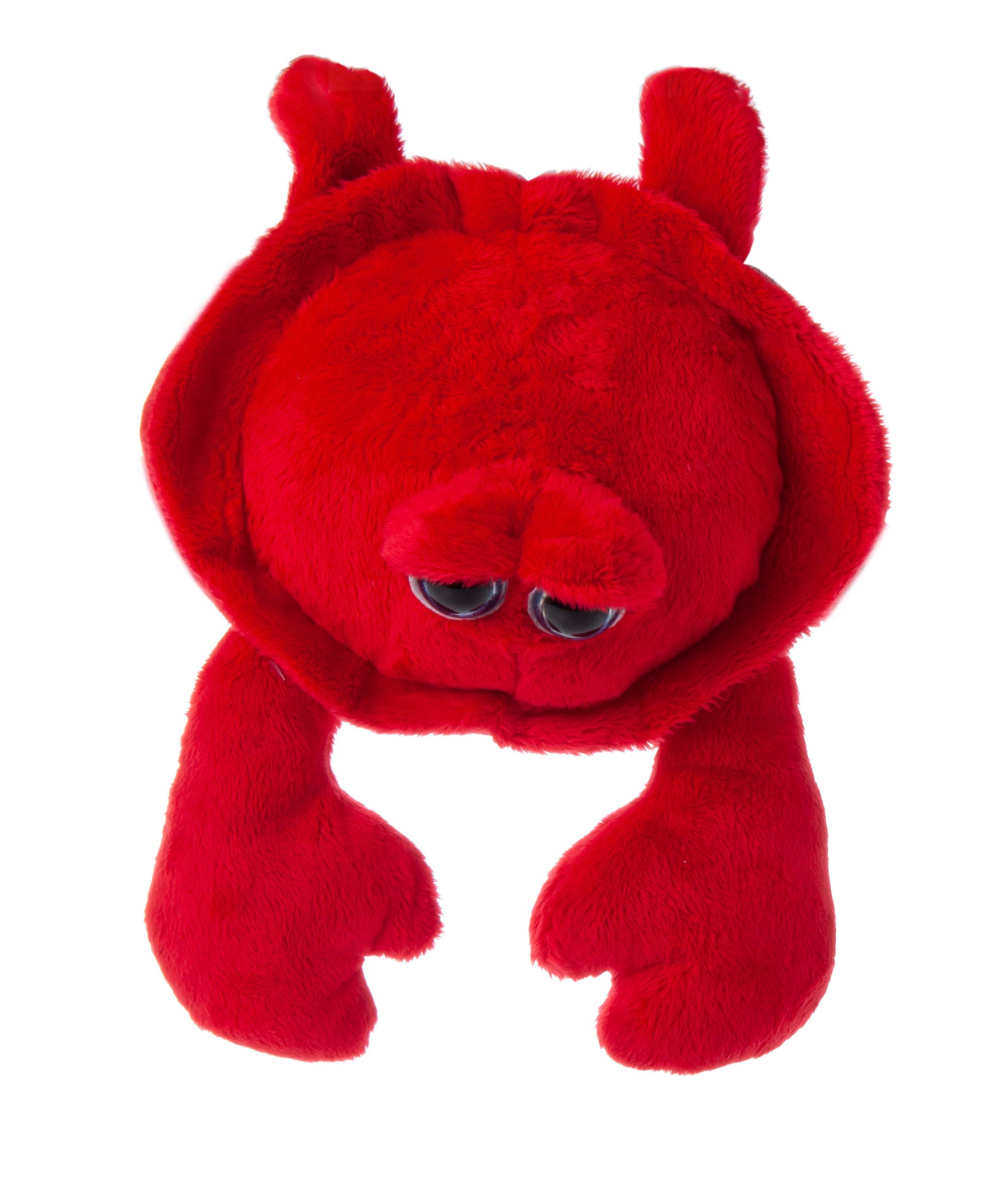 The Petting Zoo Crab Stuffed Animal, Gifts for Kids, Bright Eye Ocean Animals, Red Crab Plush Toy 9 inches