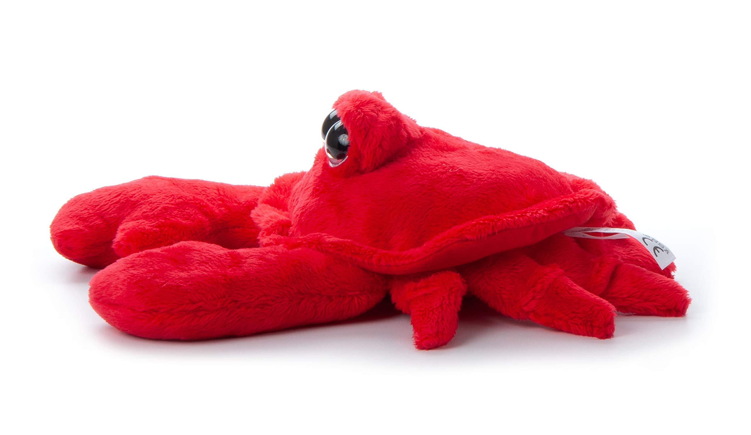 The Petting Zoo Crab Stuffed Animal, Gifts for Kids, Bright Eye Ocean Animals, Red Crab Plush Toy 9 inches