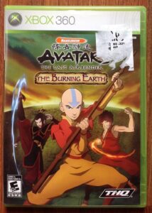 avatar: the burning earth - xbox 360