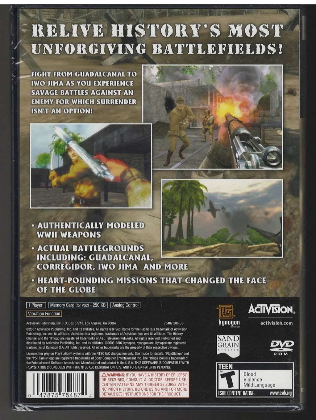 History Channel: Battle For the Pacific - PlayStation 2