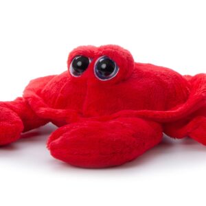 The Petting Zoo Crab Stuffed Animal, Gifts for Kids, Bright Eye Ocean Animals, Red Crab Plush Toy 9 inches