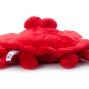 The Petting Zoo Crab Stuffed Animal, Gifts for Kids, Bright Eye Ocean Animals, Red Crab Plush Toy 9 inches