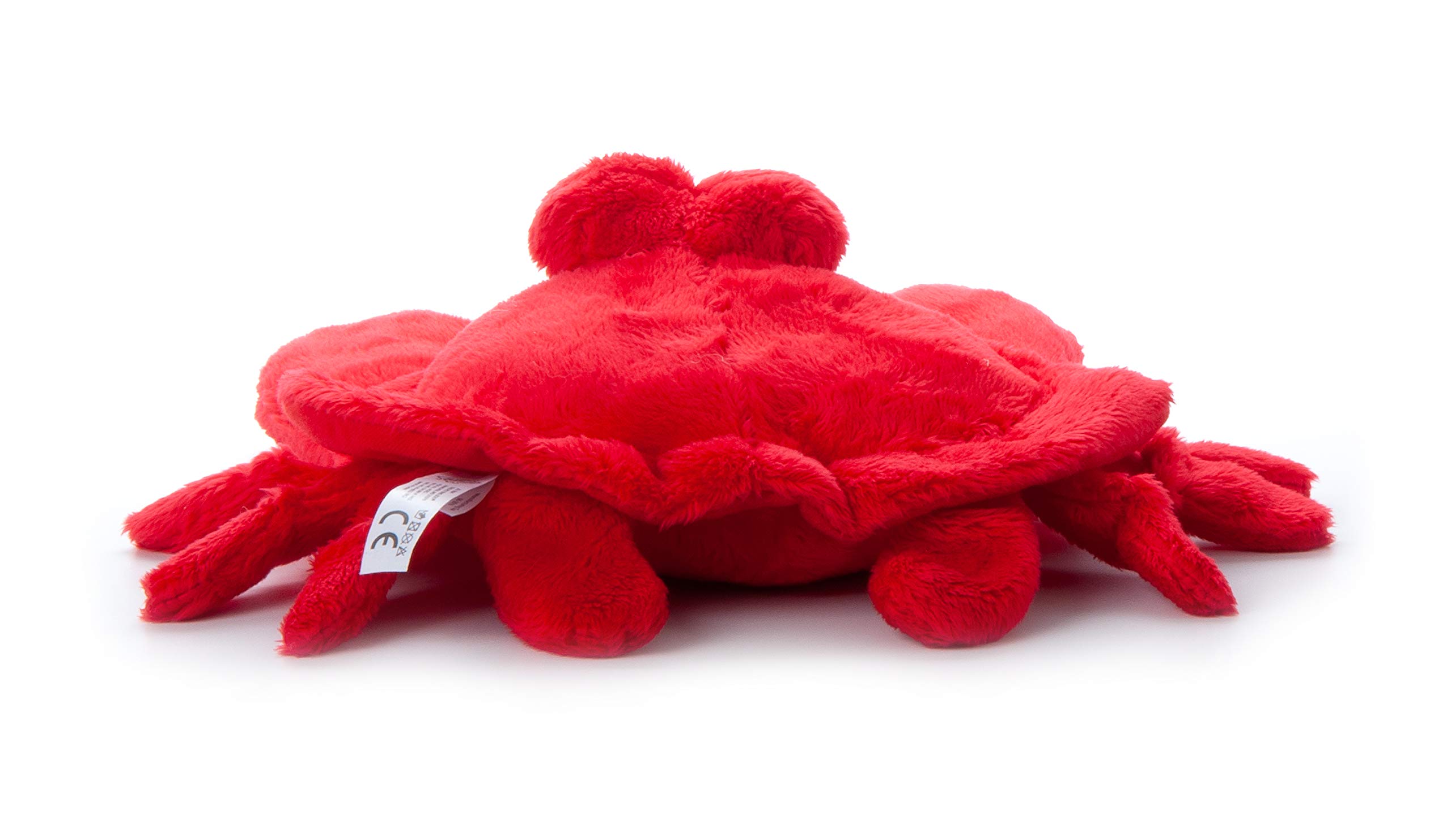 The Petting Zoo Crab Stuffed Animal, Gifts for Kids, Bright Eye Ocean Animals, Red Crab Plush Toy 9 inches