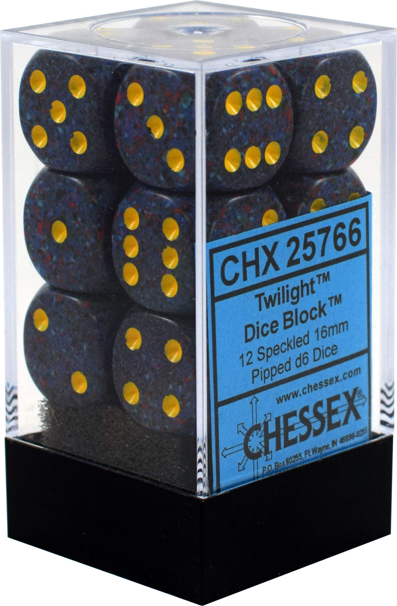 Twilight Speckled D6 16mm 12 Piece Set