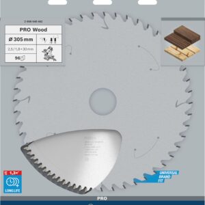 Bosch 2608640442 Circular Saw Blade "Top Precision" Opwob 12inx30mm 96T