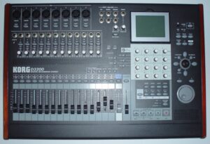 korg d3200 digital recording studio console