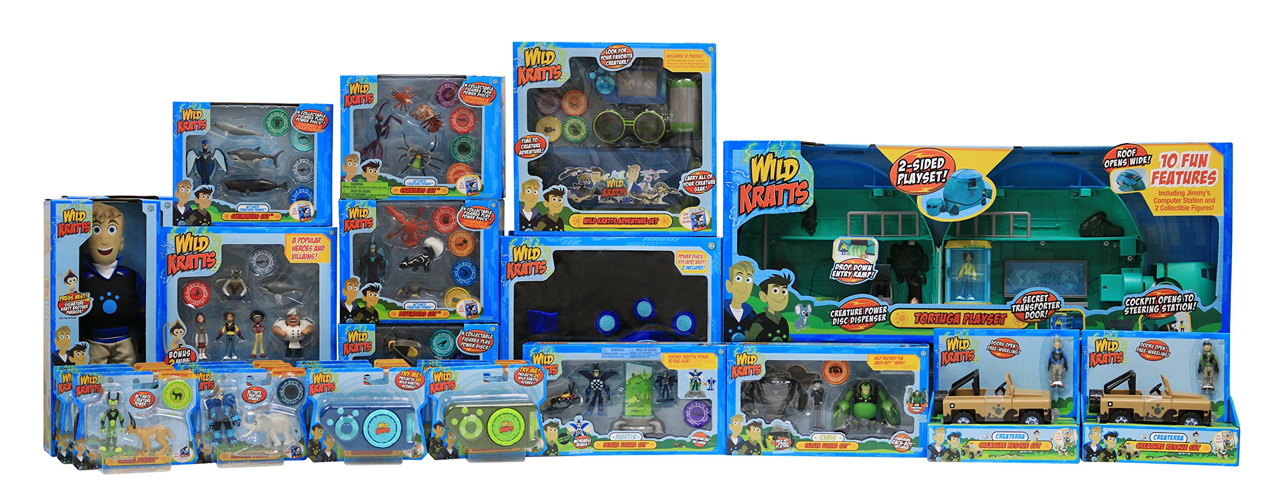 Wild Kratts Toys 10-Pack Action Figure Gift Set