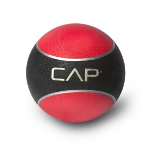 cap barbell rubber medicine ball, 10-pound, red