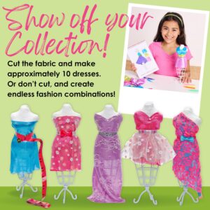 Creativity for Kids Designed by You Fashion Studio: DIY Fashion Designer Craft Kit for Girls Ages 9-12, Dress Design Kit & Sewing Kit for Kids, Gifts and Toys for Girls