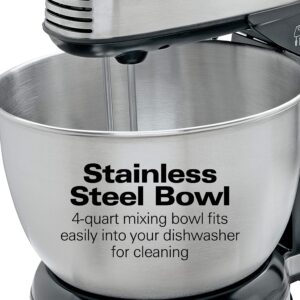 Hamilton Beach Classic Hand and Stand Mixer Discontinued, Black and Stainless