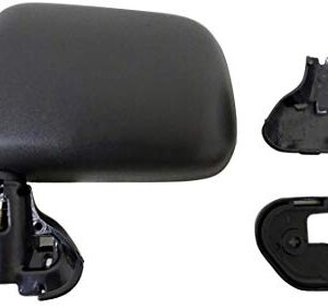 Dorman 955-214 Driver Side Manual Door Mirror - Folding Compatible with Select Toyota Models, Black