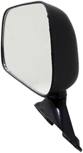 dorman 955-214 driver side manual door mirror - folding compatible with select toyota models, black