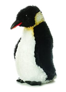 aurora® adorable mini flopsie™ mini emperor stuffed animal - playful ease - timeless companions - black 8 inches