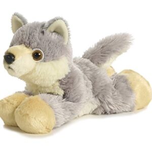 Aurora® Adorable Mini Flopsie™ Woolsey™ Stuffed Animal - Playful Ease - Timeless Companions - Gray 8 Inches