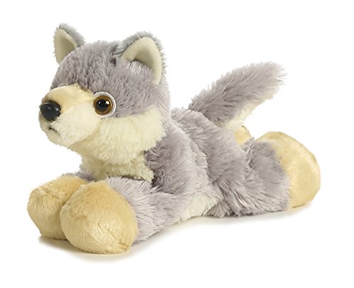 Aurora® Adorable Mini Flopsie™ Woolsey™ Stuffed Animal - Playful Ease - Timeless Companions - Gray 8 Inches