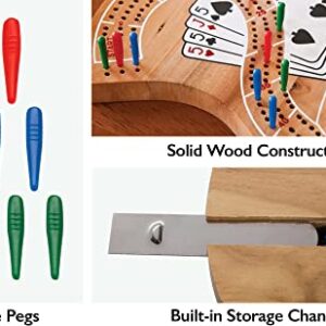 Mainstreet Classics Wooden "29" Cribbage Board Game Set